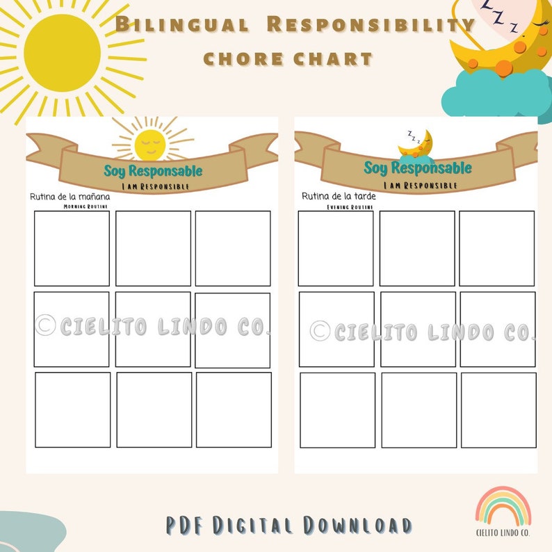 Bilingual Routine Visual Cards, Spanish Routine Cards, Bilingual Visual ...