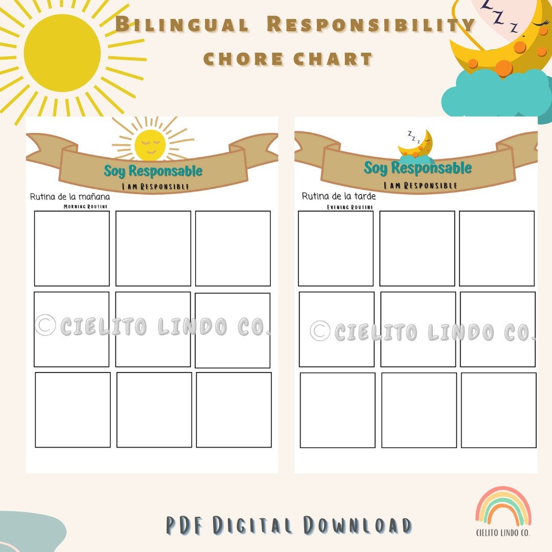 Bilingual Routine Visual Cards, Spanish Routine Cards, Bilingual Visual ...