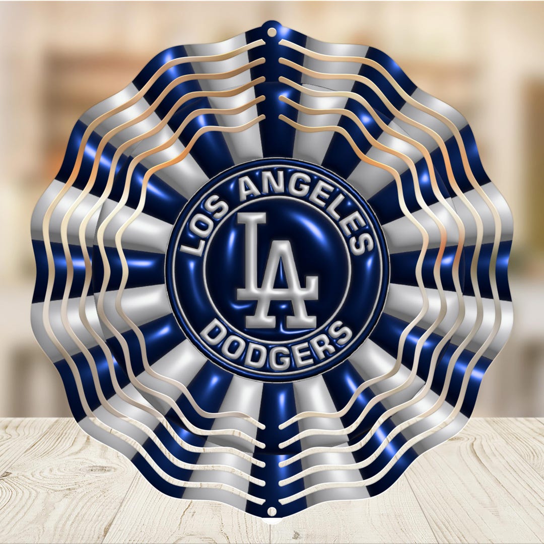 Los Angeles Dodgers Wind Spinner Baseball Fans Spinner Patio & Garden ...