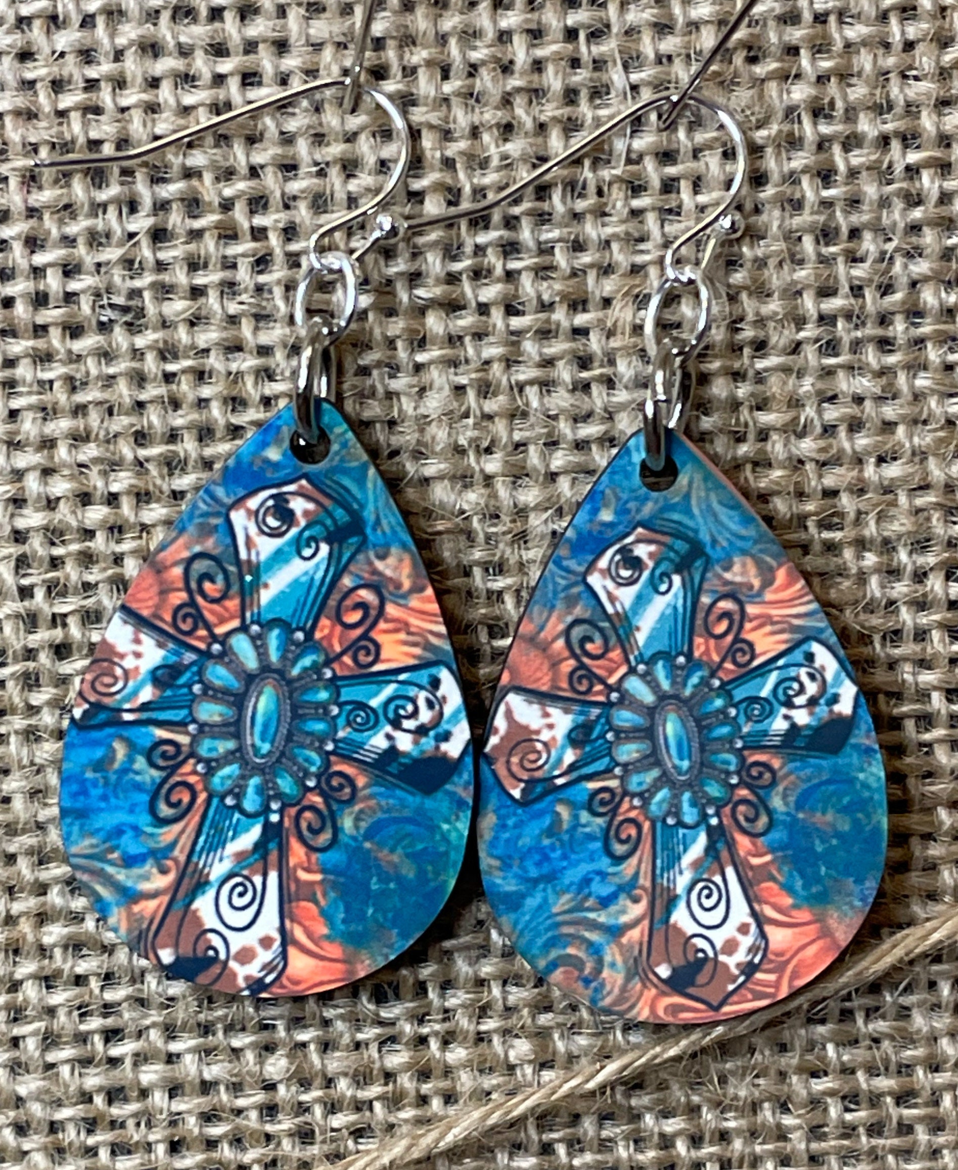 Western Earrings Rodeo Earrings Cowgirl Earrings Cow Skull Earrings ...