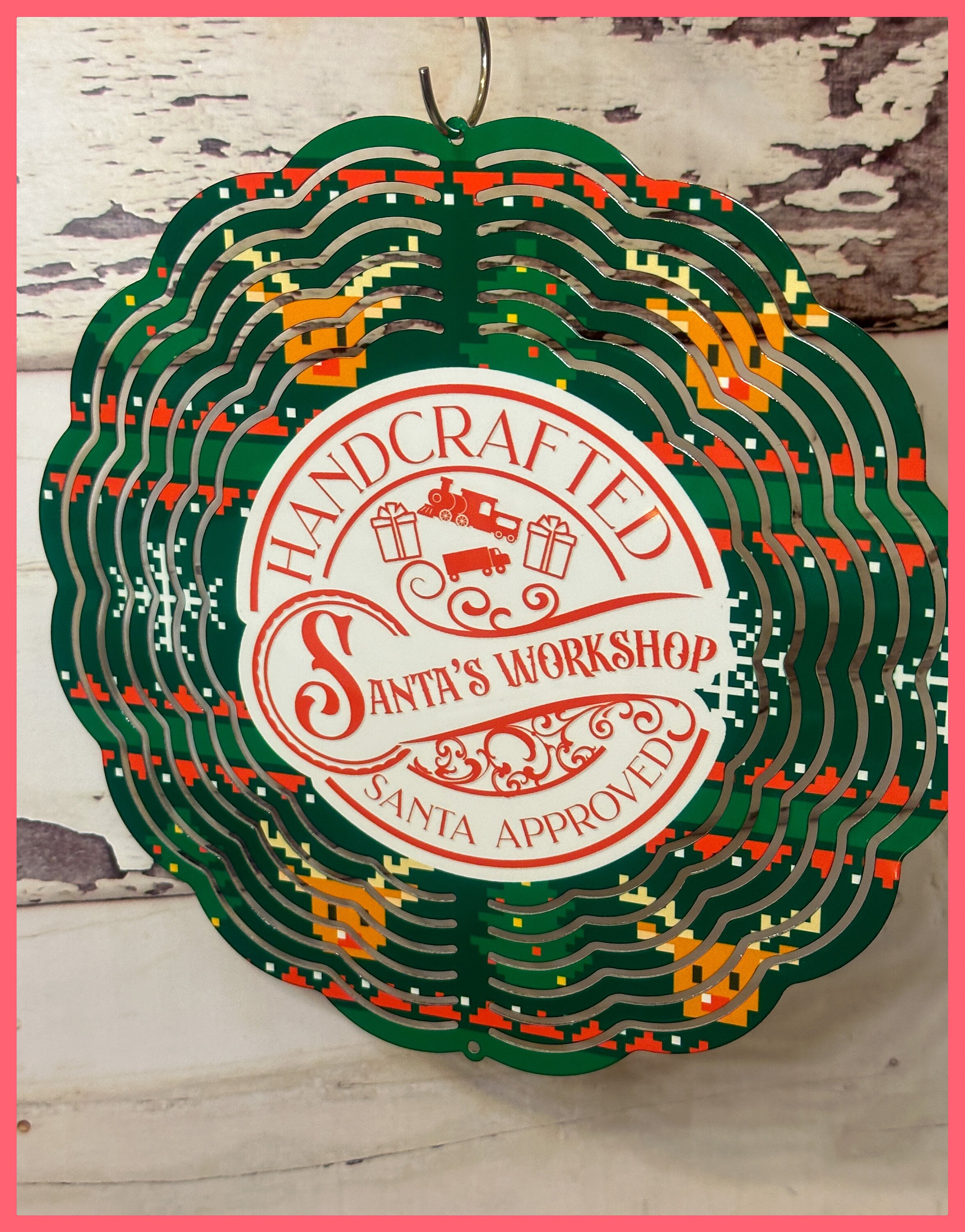 Santa Approved Wind Spinner Christmas Spinner Garden Decoration ...