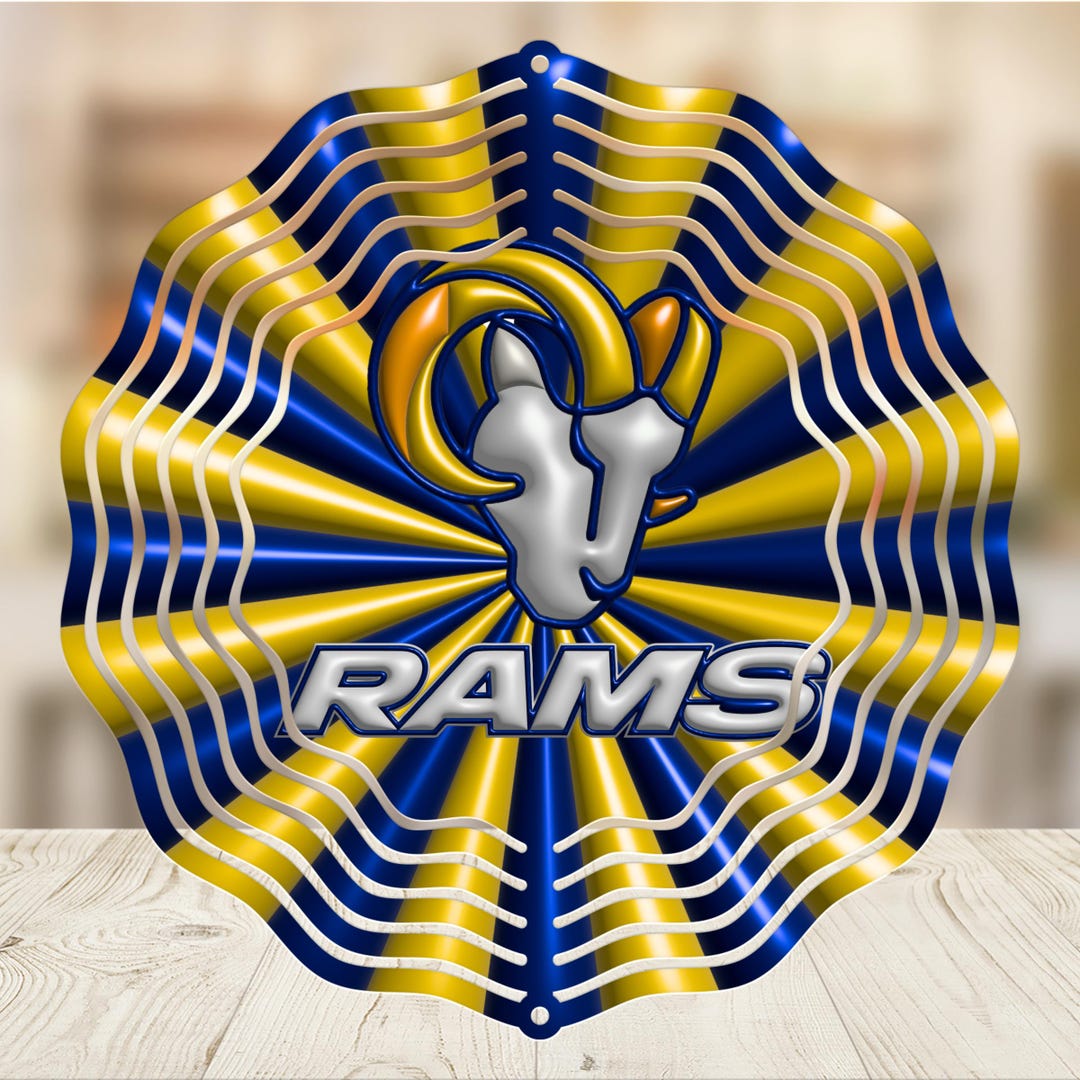 Football Team Design Los Angeles Rams Wind Spinner NFL Wind Spinner ...