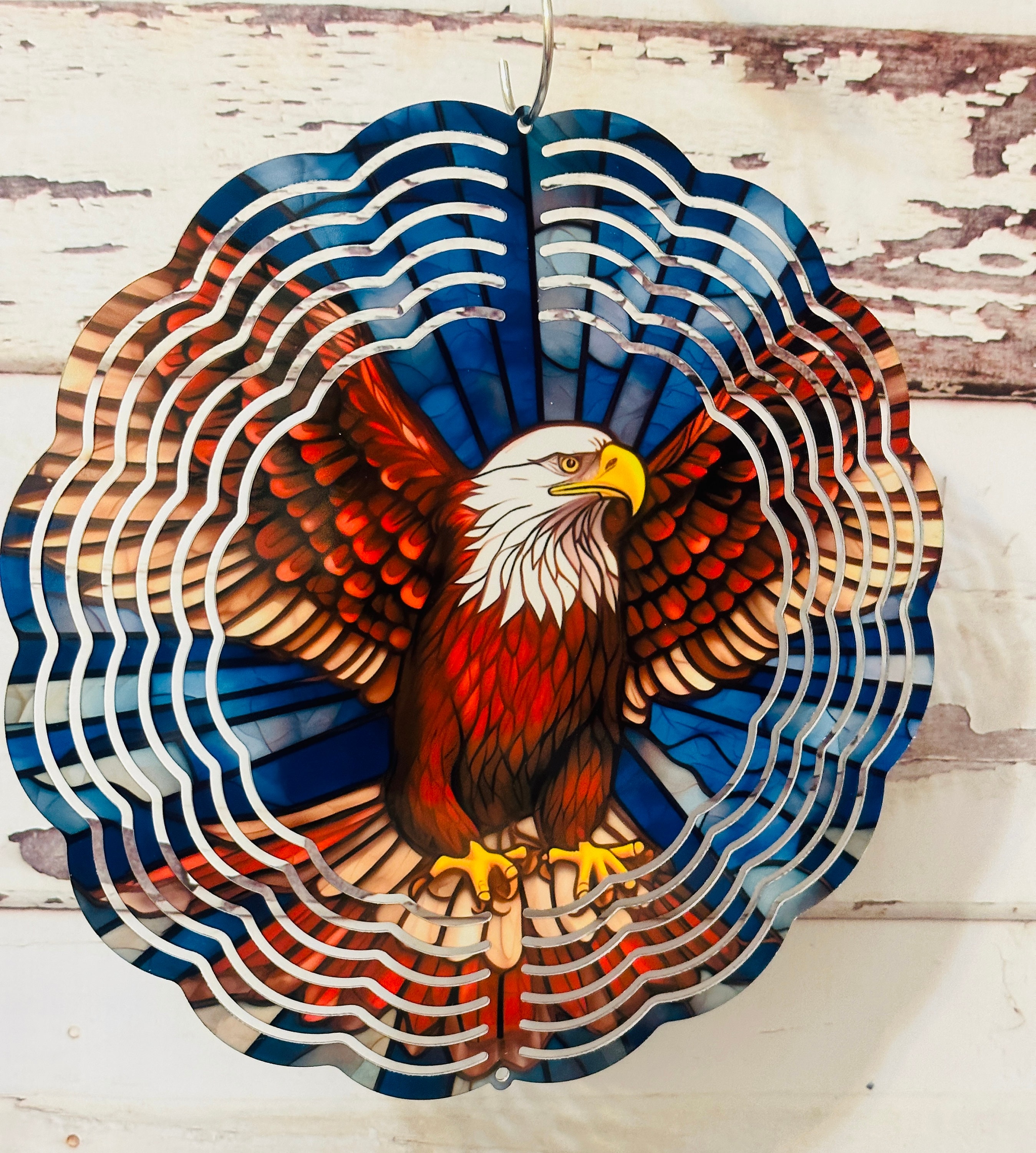 Eagle Wind Spinner Patriotic Wind Spinner Christmas Gift Wind Spinners ...