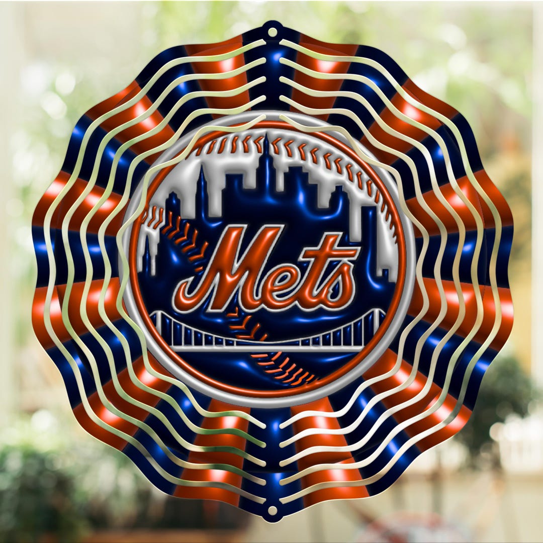 New York Mets Wind Spinner Baseball Fans Spinner Patio & Garden Decor ...