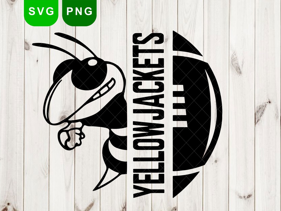 Yellowjackets, Football Svg/png, Football Mom, Yellow Hornet Bee, Shirt ...