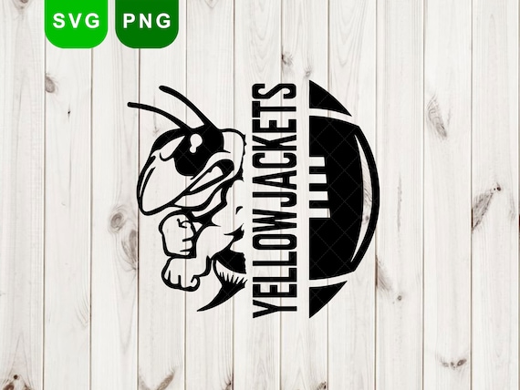 Yellowjackets Football Football Svg Football Mom Digital - Etsy