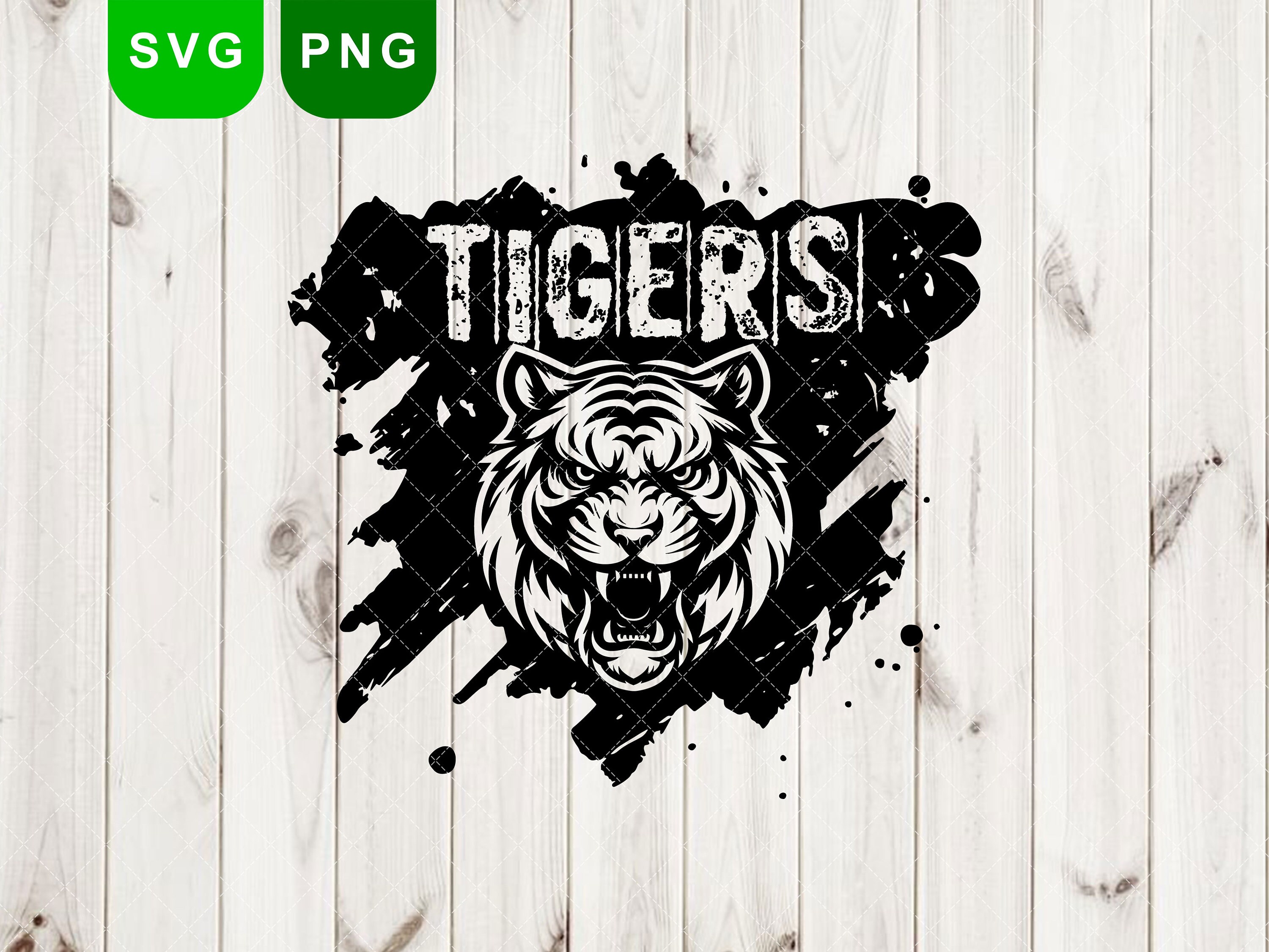 Tigers Svg & Png, Tiger Svg, Tiger Head Svg, Tigers Logo, Tigers ...
