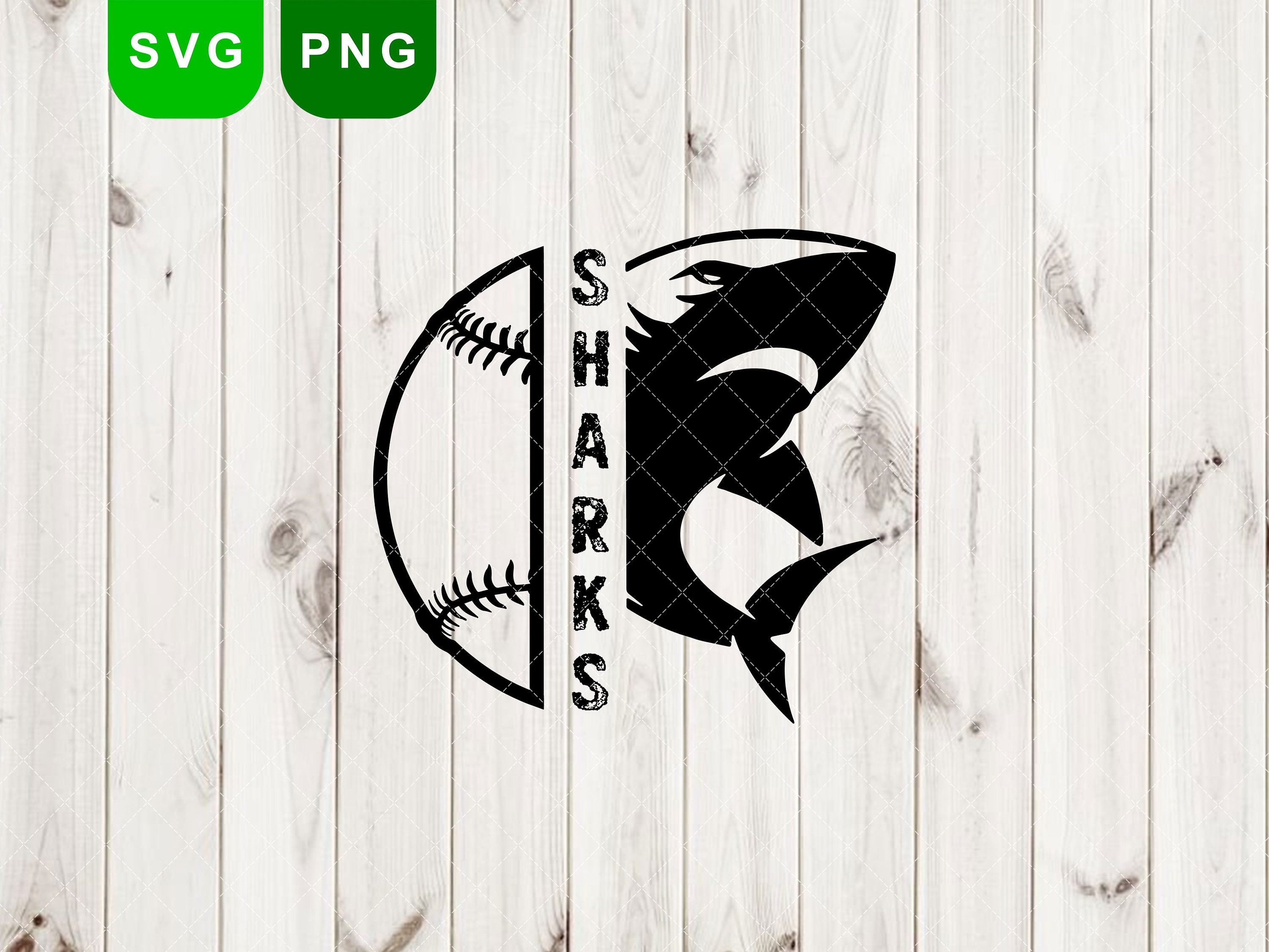 Sharks Basketball Logo Sharks Basketball Bundle | SVG DXF EPS PNG Cut