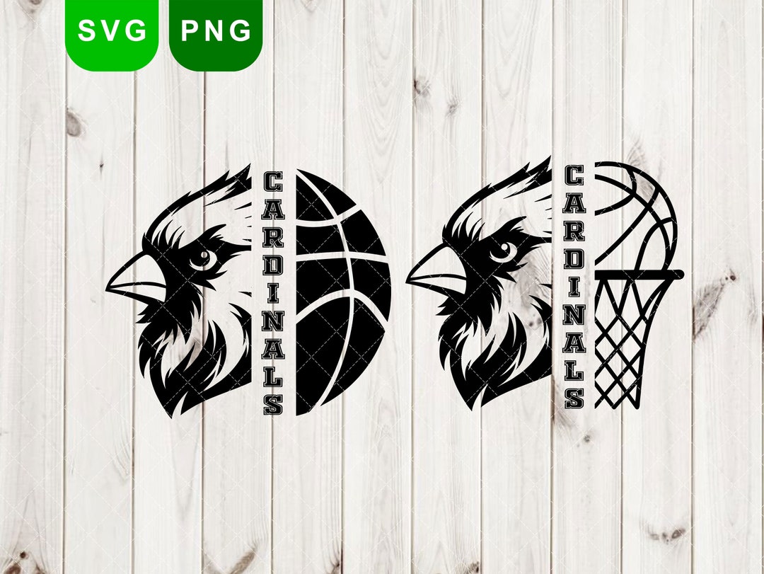 Cardinals Svg & PNG, Basketball Svg, Cardinal Face Svg, Cardinal Svg ...