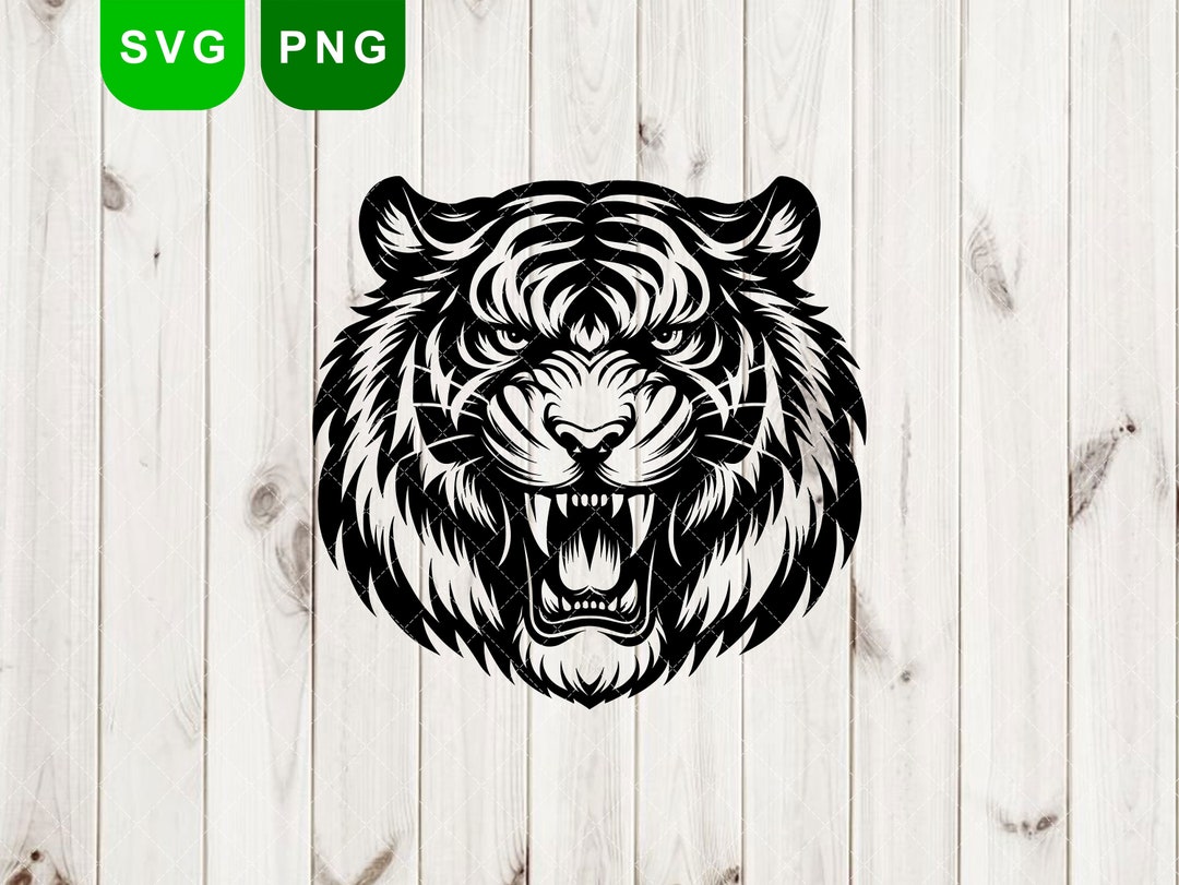 Tigres Svg & PNG, Tiger Head svg, Tiger svg, Tigers mascot svg, Cute ...