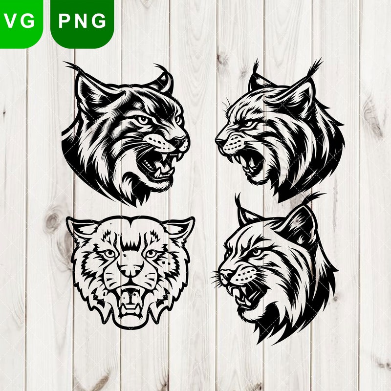 Bobcat Svg - Etsy