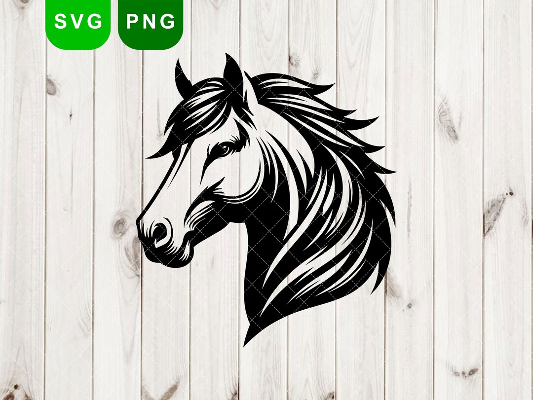 Mustang Head Svg, Mustangs Svg & PNG, Mustangs Svg, Digital File ...