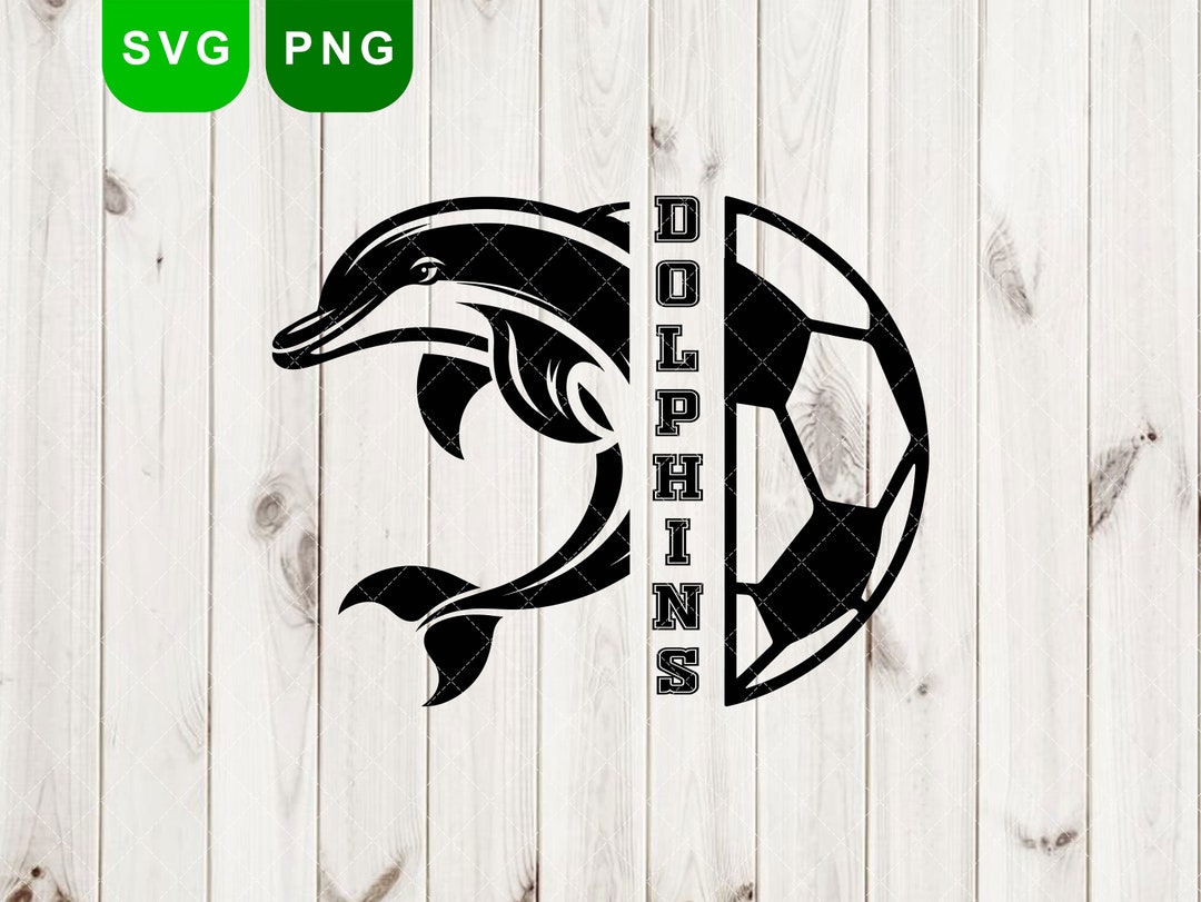 Dolphins Soccer Svg, Dolphins Svg & Png, Dolphin Svg, Dolphins T-shirt ...