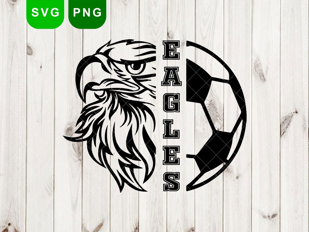 Eagles Soccer Svg, Eagles Svg & Png, Eagle Svg, Soccer Png, Eagles ...