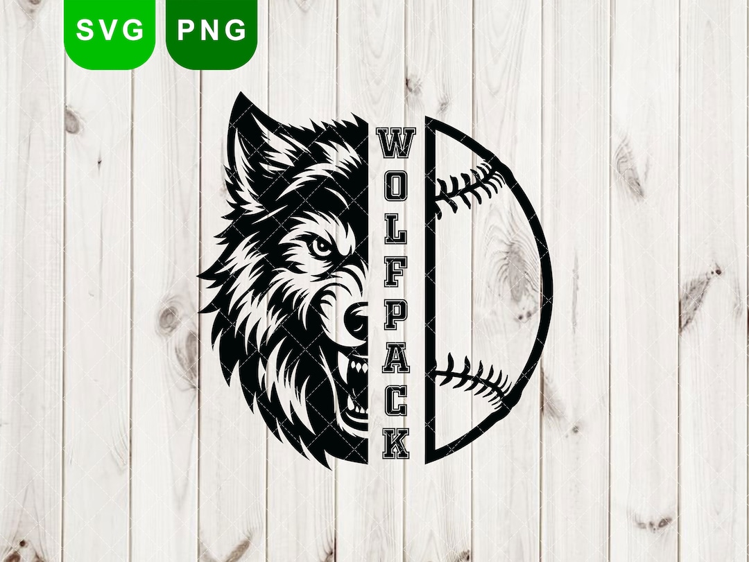 Wolfpacks Baseball Svg, Wolfpacks Svg & Png, Wolfpack Svg, Wolfpacks ...