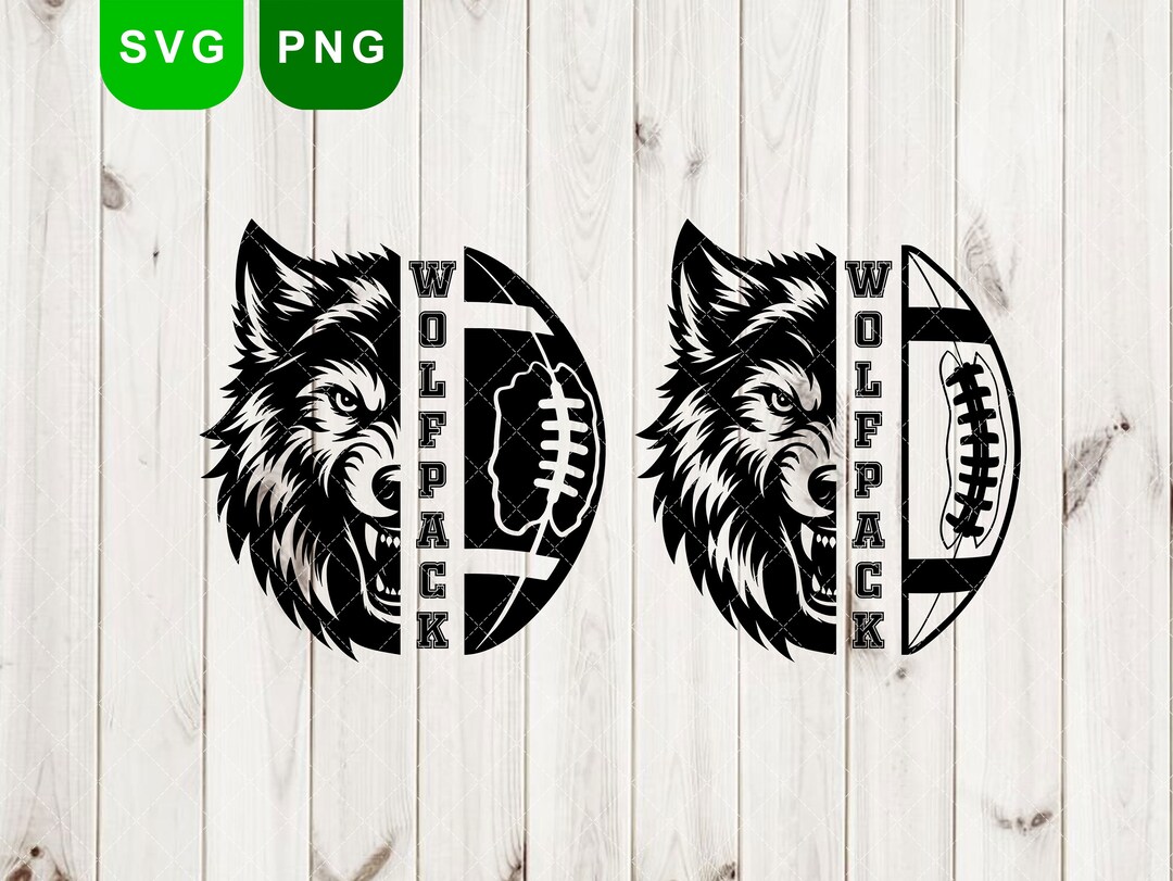 Wolfpacks Football Svg, Wolfpacks Svg & Png, Wolfpack Svg, Wolfpacks T ...