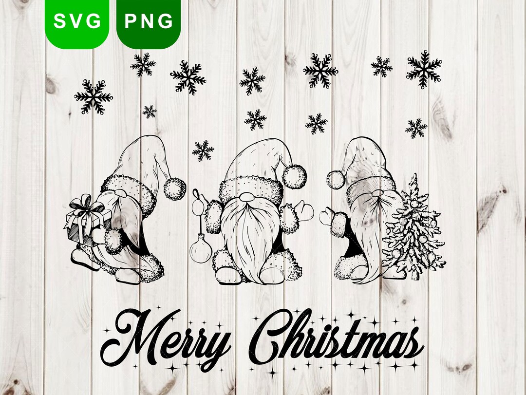 Christmas Gnomes SVG, Gnome Svg, Merry Christmas Svg, Christmas Gnome ...