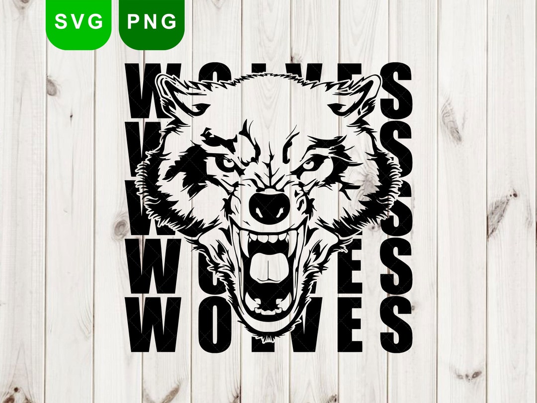 Wolves SVG Digital Download, SVG Cut File, School Spirit Svg, SVG for ...