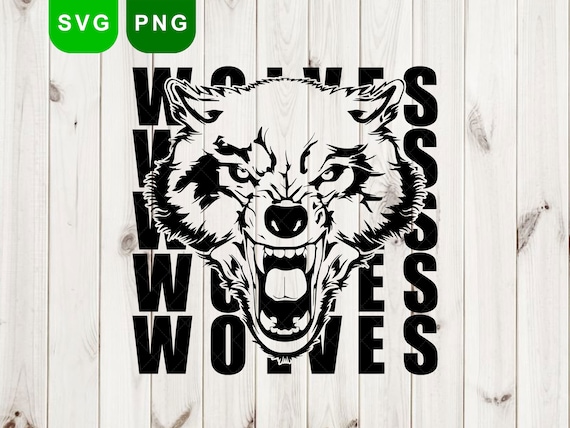 Wolves SVG Digital Download SVG Cut File School Spirit Svg - Etsy