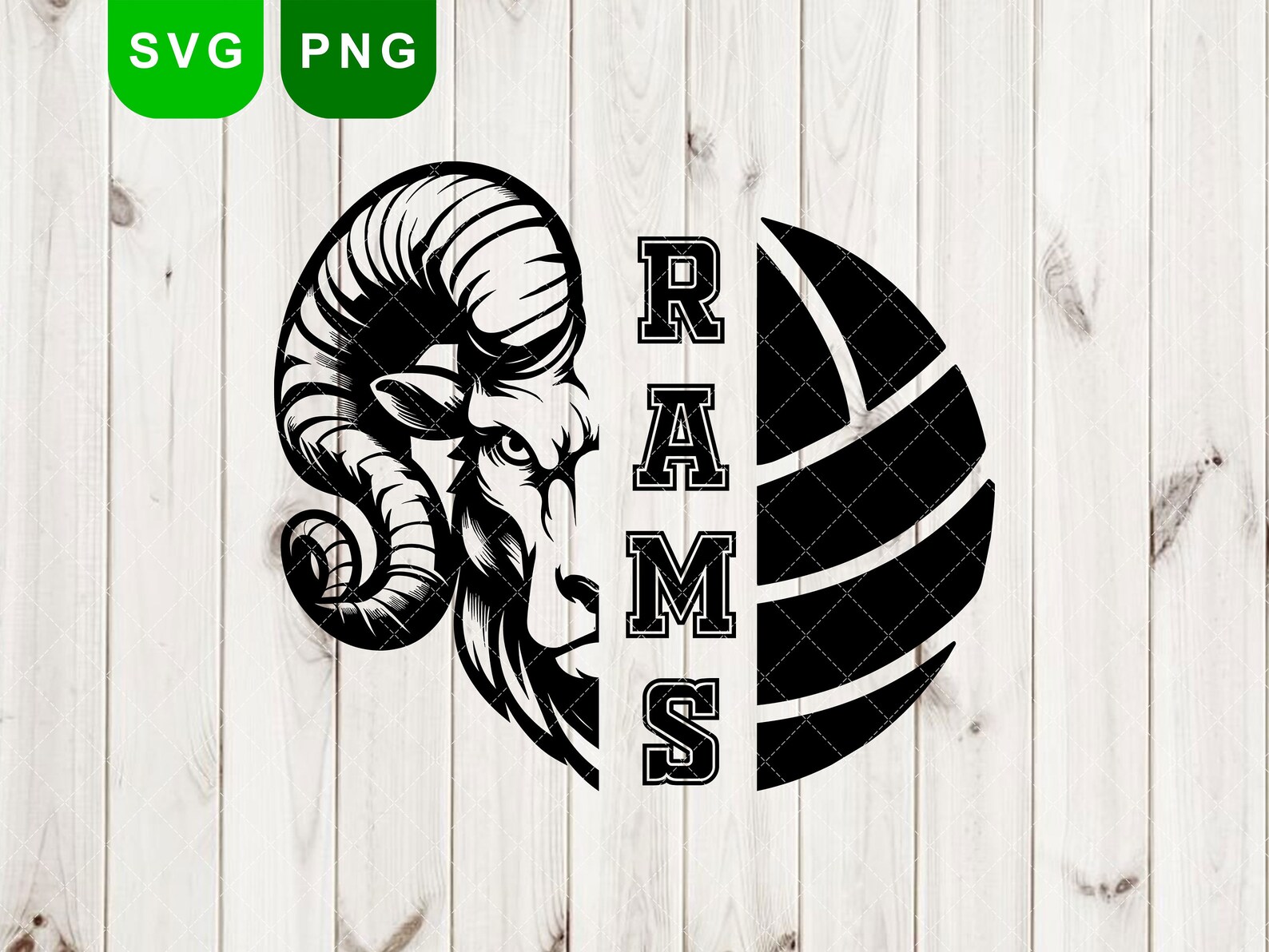 Rams Svg & Png, Ram Svg, Rams Volleyball Svg, Rams Mascot Svg, Rams ...