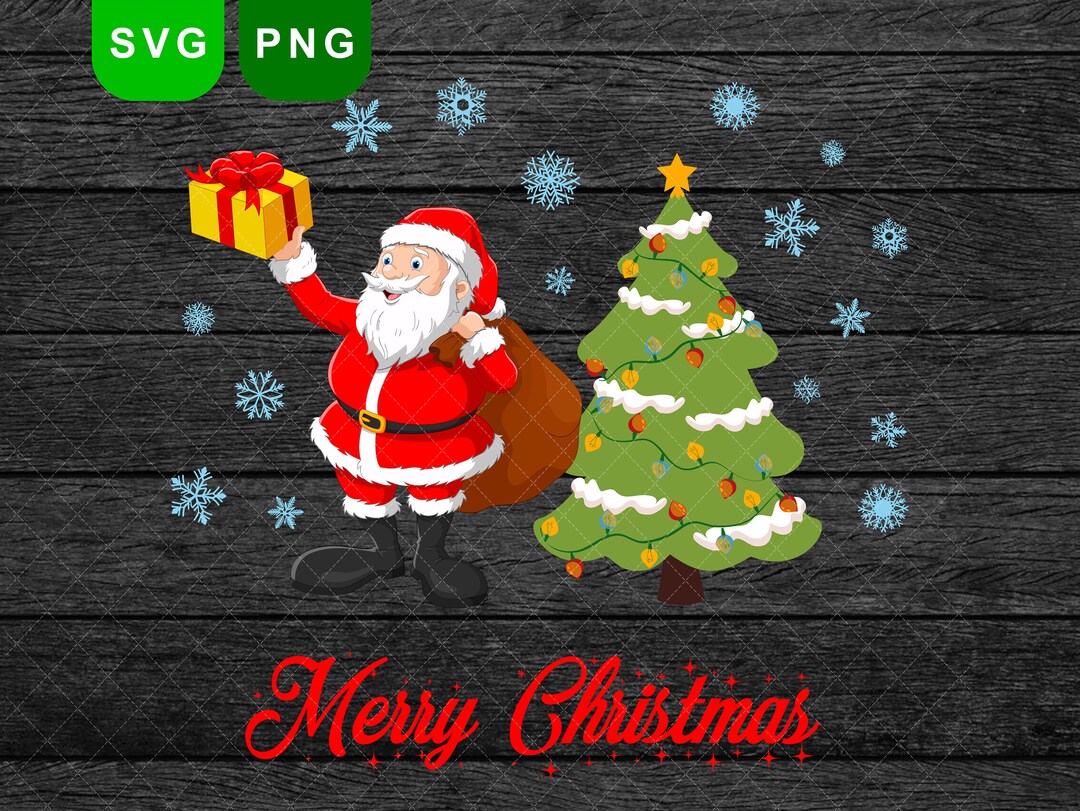 Merry Christmas Svg, Santa Svg, Santa Claus Download, Cute Santa Svg ...