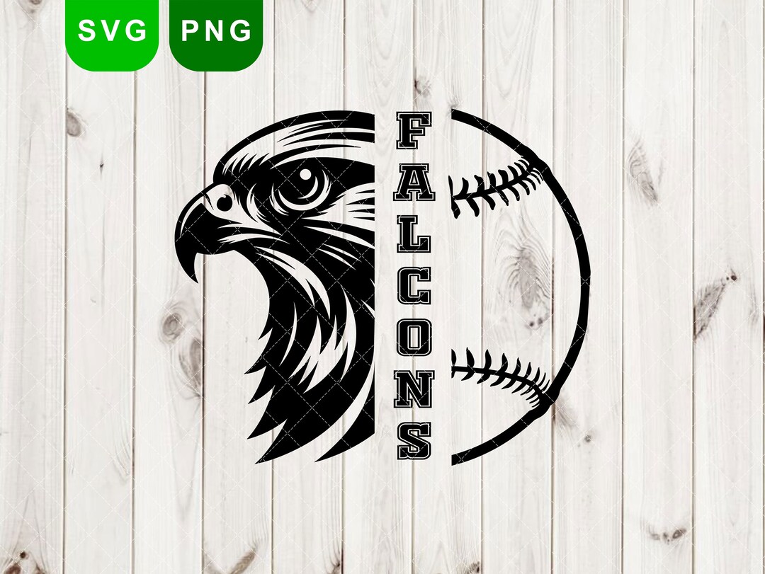 Falcons Svg & Png, Falcon Svg, Falcons Baseball Svg, Falcons School Svg ...