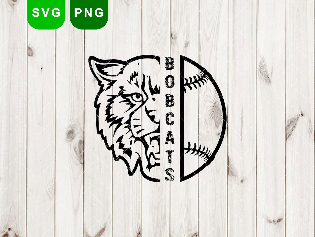 Bobcats Svg & Png, Bobcat Svg, Bobcats Baseball Svg, Bobcats School Svg Sports, Bobcats Mascot ...