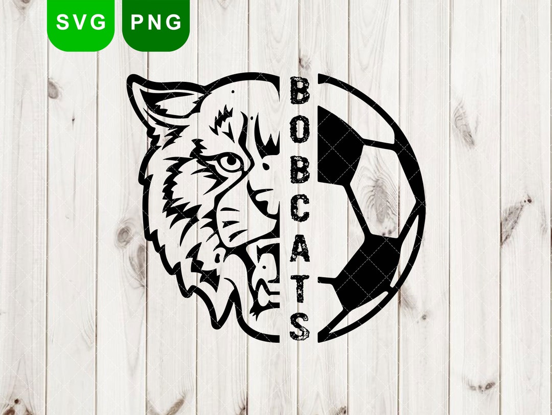 Bobcats Soccer Svg, Bobcats Svg & Png, Bobcat Svg, Bobcats T-shirt ...
