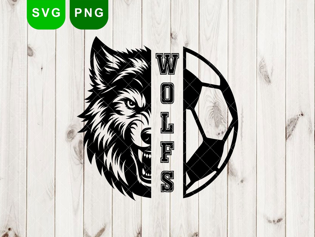 Wolfs Soccer Svg, Wolfs Svg & Png, Wolf Svg, Football Png, Wolfs Mascot ...