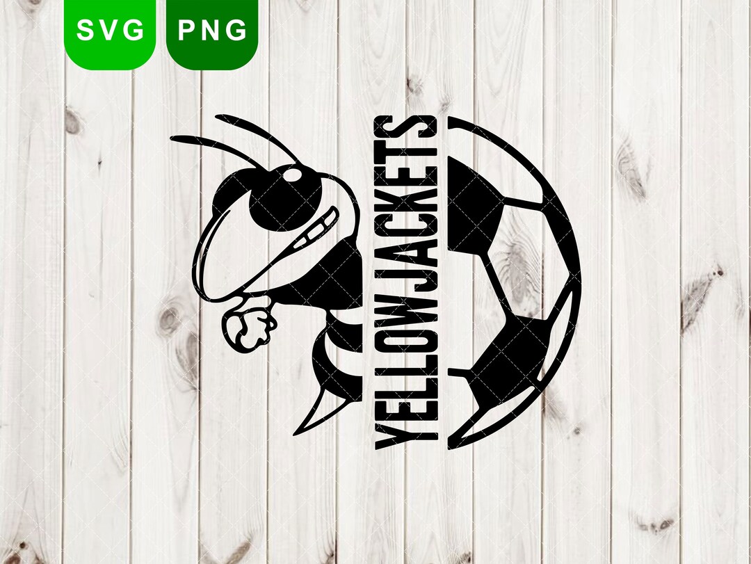 Yellowjackets Svg & Png, Soccer Yellowjackets Svg, Soccer Png ...