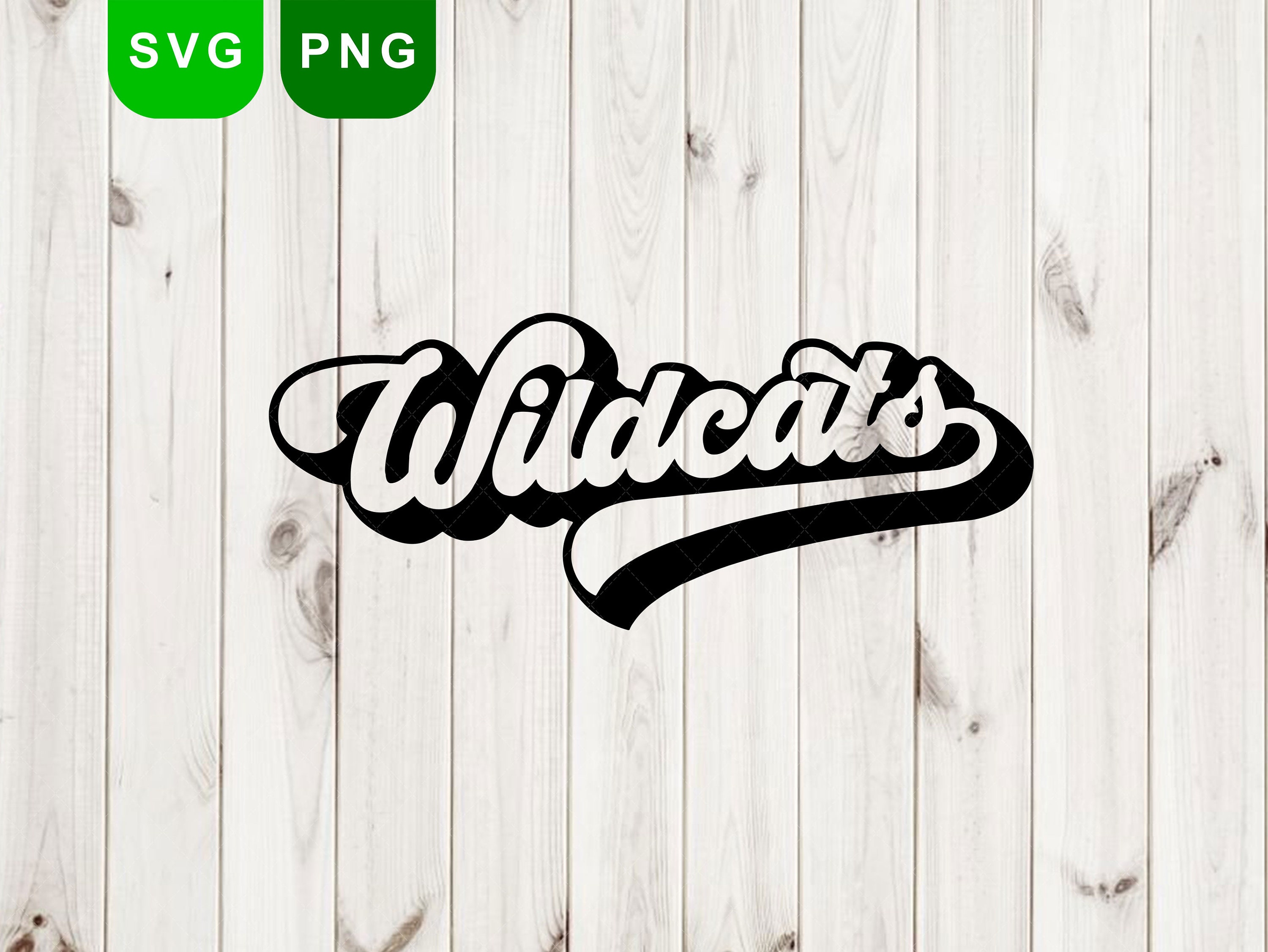 Wildcats Svg, Wildcats Fan Svg, Mascot Svg, Team Spirit Svg, Vintage ...