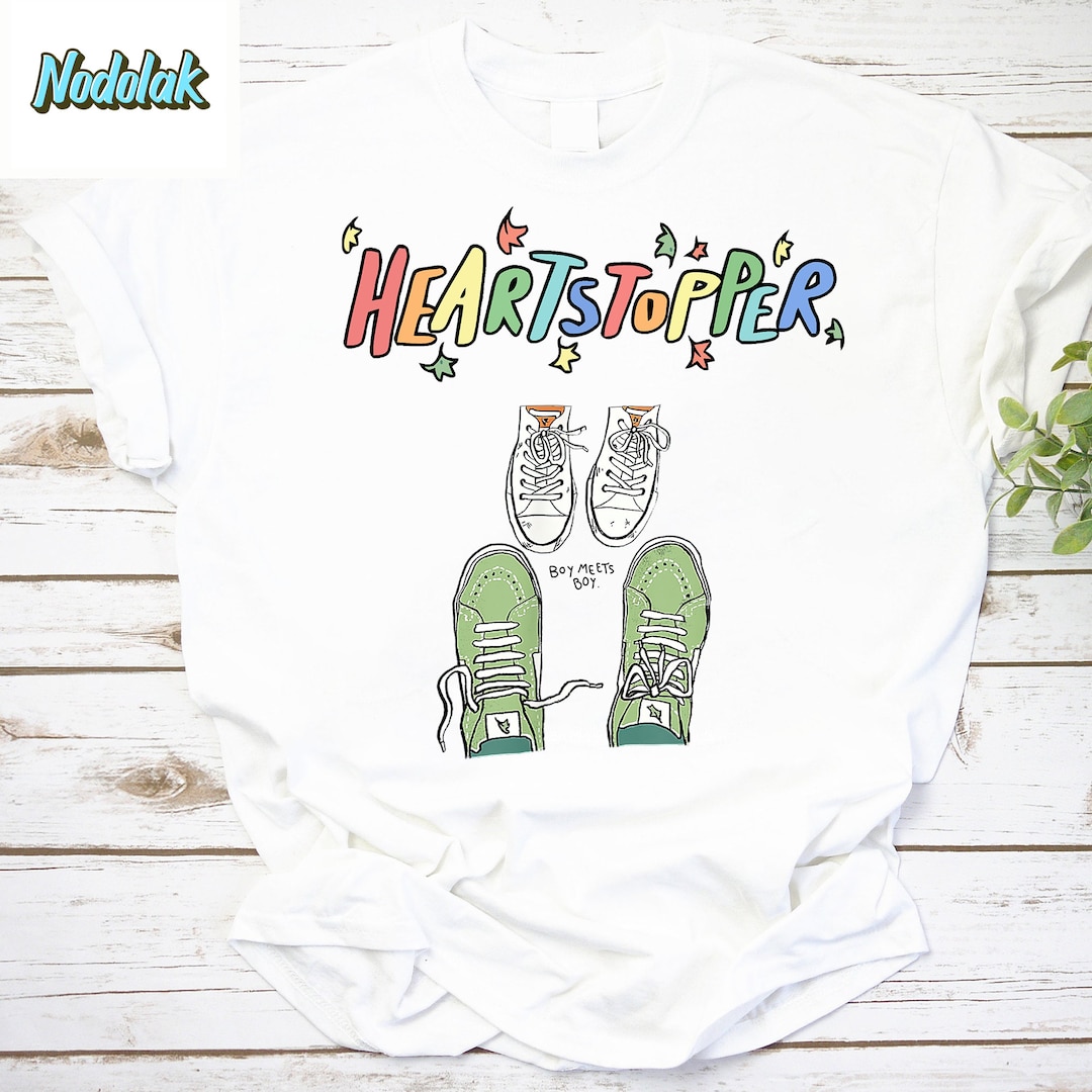 Heartstoppers Leaves Cute Shoes Heartstopper Love Camiseta Vintage T ...