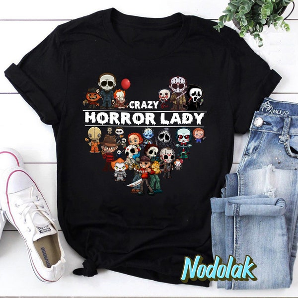 Horror Movies Character Shirt - Etsy