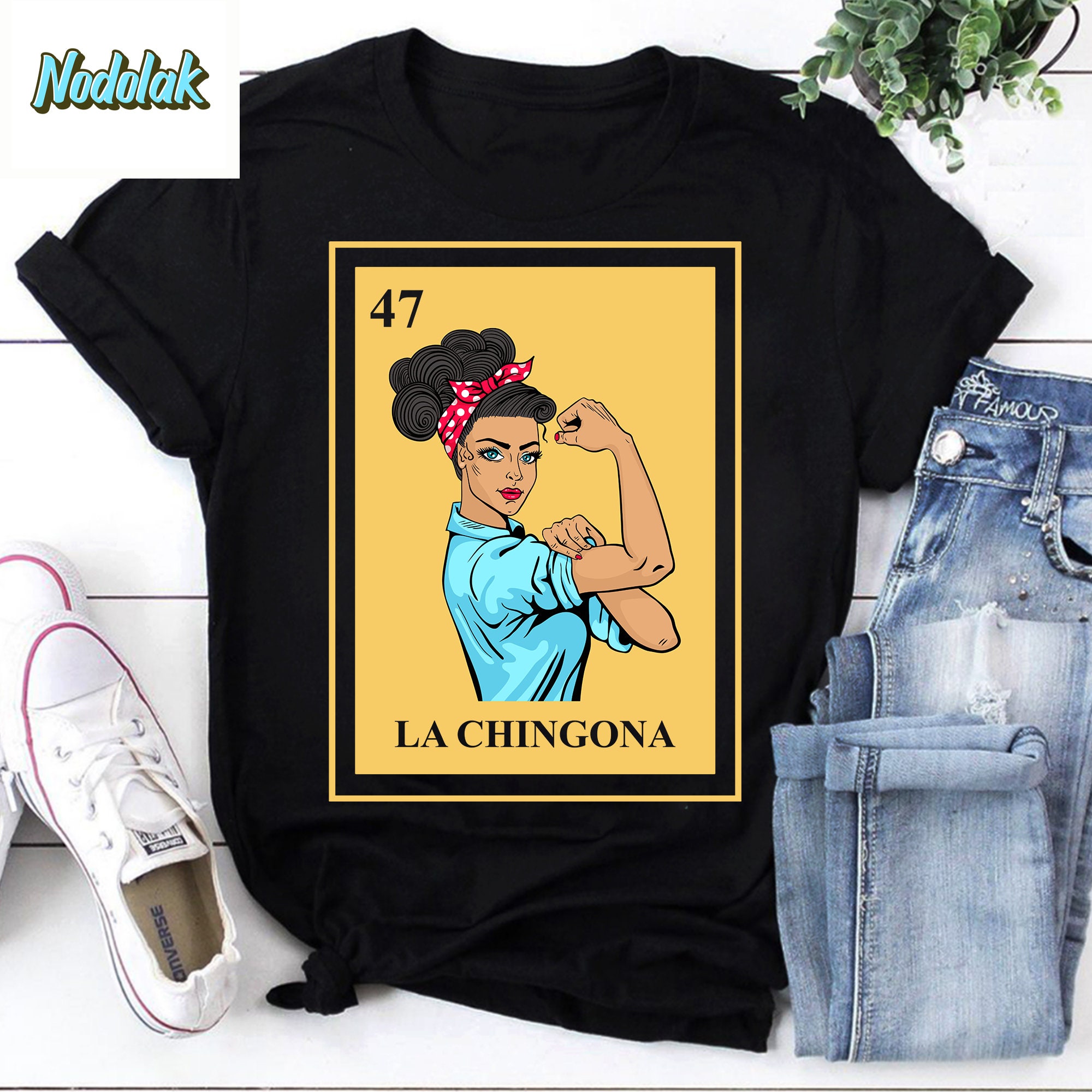 Mexican La Chingona Lottery Traditional Feminist Latina - Etsy
