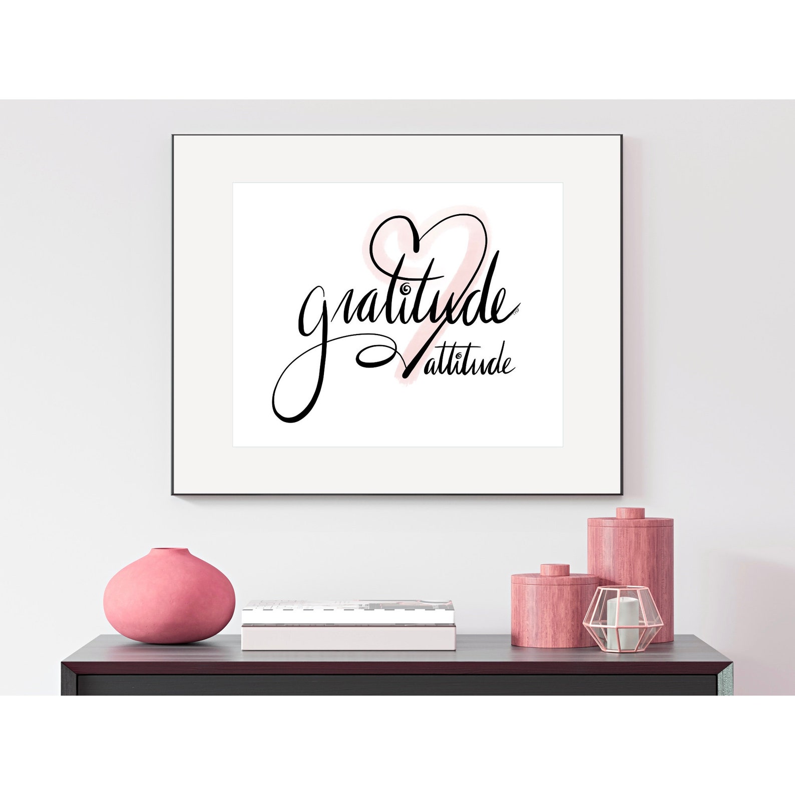 GRATITUDE Custom Artwork Printable Wall Art Gratitude | Etsy