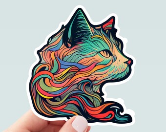 Fluff You Madafaka Black Cat STICKER Waterproof Vinyl Die Cut - Etsy