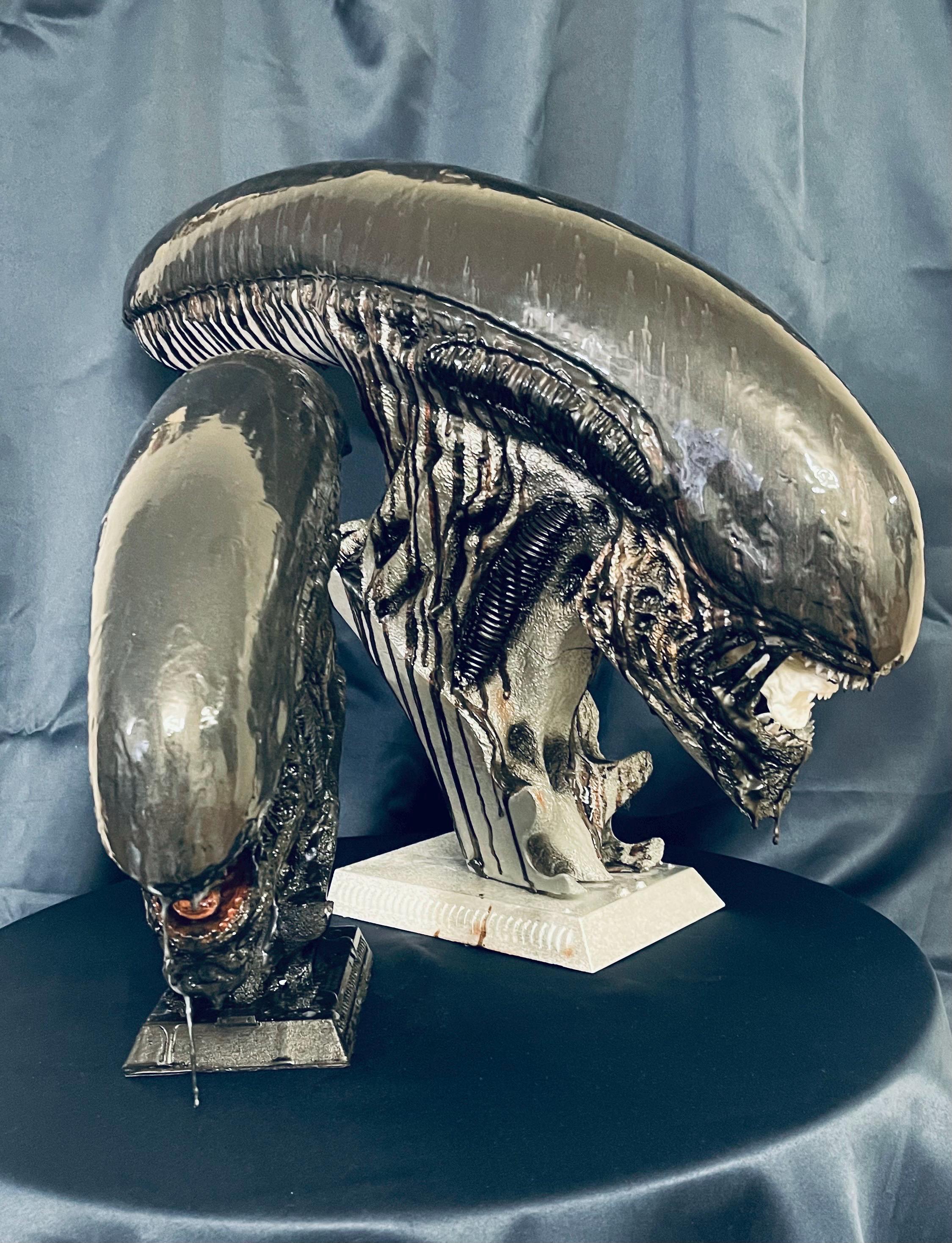 Alien Xenomorph Bust DIY RAW Kit alien Inspired UNPAINTED - Etsy