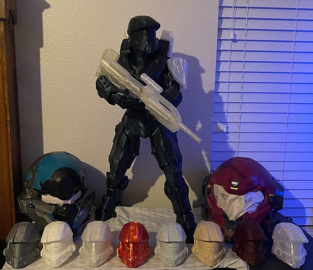HALO Master Chief Inspired Statue (LARGE SCALE) - Etsy