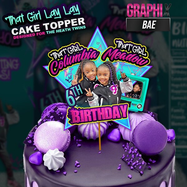 That Girl Lay Lay Cake Topper - Etsy Australia