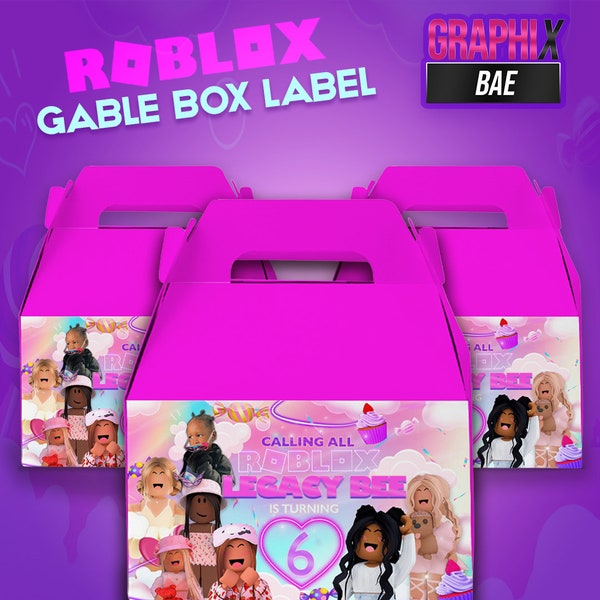 Roblox Labels for Gable Box - Etsy