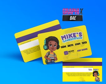 Fake Credit Card Template - Etsy