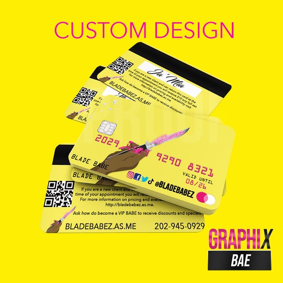 Custom Credit Card Backgrounds