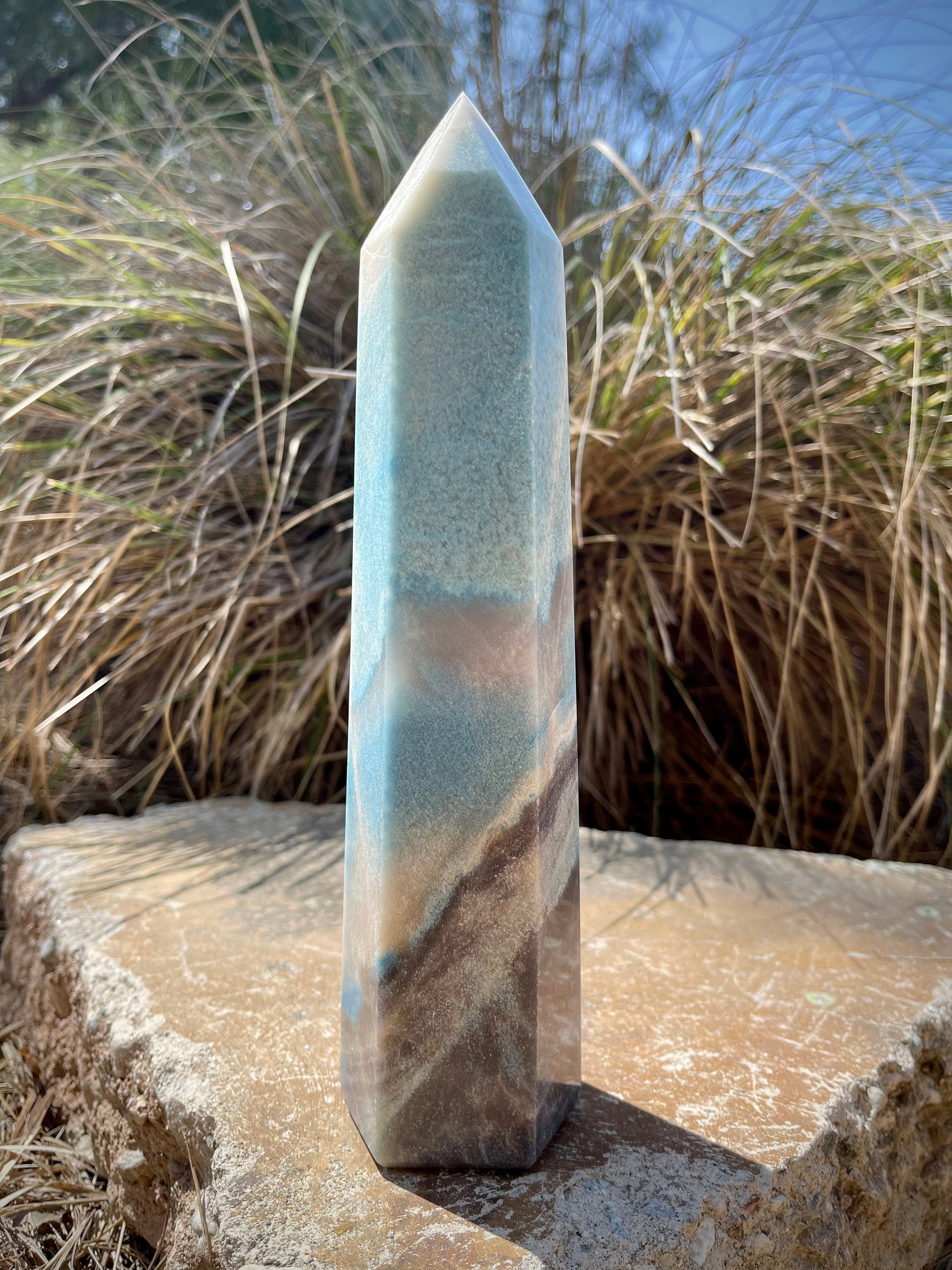 Troilite Tower Generator Gemstone Healing Crystal Energy | Etsy