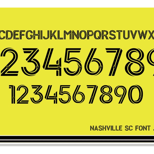 Messi Jersey Font - Etsy