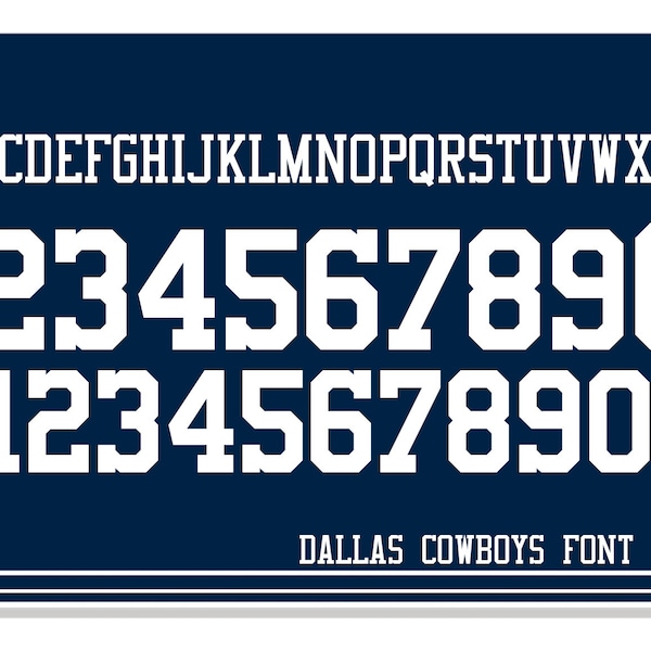 Cowboy Star Numbers - Etsy
