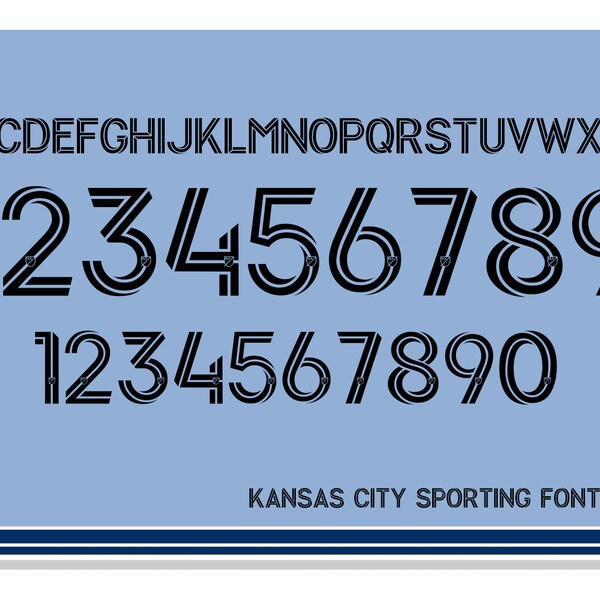 Chiefs Jersey Font - Etsy