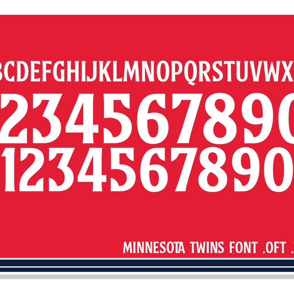 Minnesota Twins Font - Etsy
