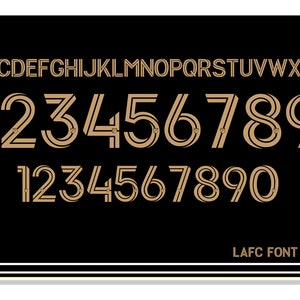 Font Lafc Vector - Etsy