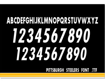 Atlanta Falcons Jersey Font .TTF - Etsy