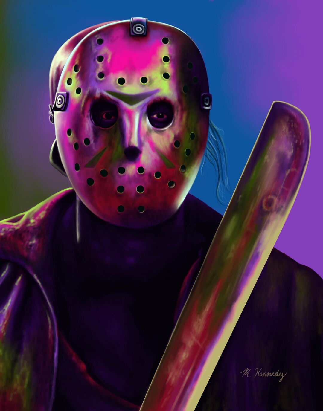 11x14 In. Jason Voorhees Print - Etsy